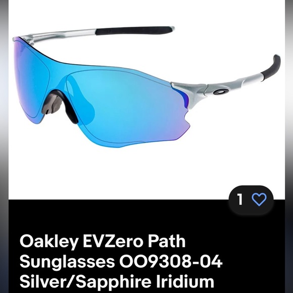 Oakley | Accessories | Oakley Evzero Pathsunglasses 0930804silversapphire Iridium | Poshmark